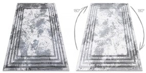 Luxusní kusový koberec akryl Remox šedý 70x140cm
