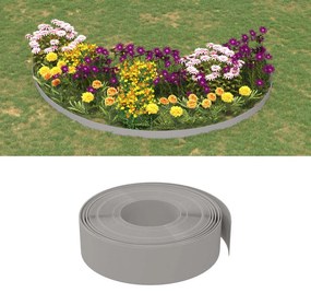 Travní lemy 3 ks šedé 10 m 15 cm polyethylen 3155441