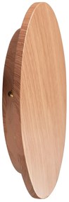 Toolight Toolight, LED nástěnné svítidlo 20cm 12W APP1405-W WOOD, přírodní hnědá, OSW-03086