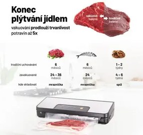 Lauben Vacuum Sealer 60SB černá / plně automatická vakuovačka / 10-20s