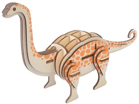 Woodcraft construction kit Woodcraft Dřevěné 3D puzzle Brontosaurus