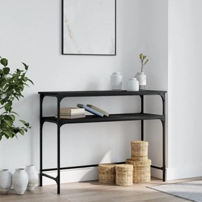 vidaXL Konzolový stolek černý 100 x 35,5 x 75 cm kompozitní dřevo