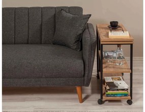 Designový odkládací stolek Edgardo 76-116 cm borovice