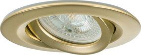 P 92403 Vestavné svítidlo Nova Plus IP65 kruhové 93mm 30° GU5,3 / GU10 max. 35W 230/12V stmívatelné zlatá mat - PAULMANN