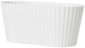 Obal na květináč Yodit Oval White 24 cm Wikholm Form