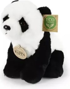 RAPPA Plyšová panda sedící 23 cm / SOFT COLLECTION / od 0 let