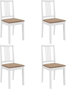 5dílný jídelní set MDF bílý 276409