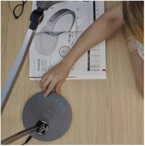 Stolní LED lampa Karen s bezdrátovým nabíjením černá