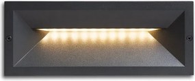 RED R13621 RAGG zápustná černá 230V LED 12W IP65 3000K - RED - DESIGN RENDL