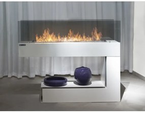 InFire - BIO krb 110x85,5 cm 3kW bílá