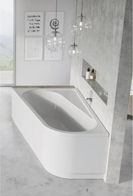 Ravak CHROME 170 x 105 cm CA31000000 vana snowwhite levá
