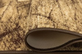 Protiskluzový koberec BRUSH 17 hnědý / béžový