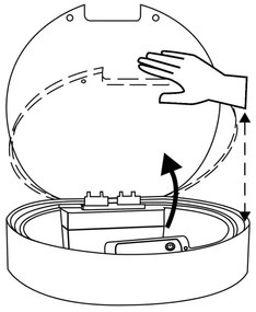 Odpadkový koš JUNK bílý 17 l