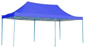 Skládací zahradní pavilon - různé typy - 2,9x5,7m - modrá - pavilon+přenosná taška
