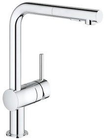 Grohe Minta - Dřezová baterie stojánková s výsuvnou duální sprchou, chrom 30274000