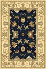 Kusový koberec vlněný Dywilan Polonia Loare Velvet modrý béžový Rozměr: 235x350 cm