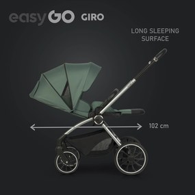 Kombinovaný kočárek EasyGo Giro 2v1 Sage Green