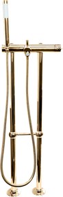 Slezák - RAV Vodovodní baterie vanová SEINA volně stojící se sprchou - zlato SE950.5/2Z Barva: Zlatá, Rozteč připojení (mm): 150