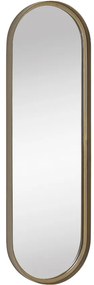 DNYMARIANNE -25% Zlaté kovové závěsné zrcadlo Kave Home Tiare 31 x 101 cm