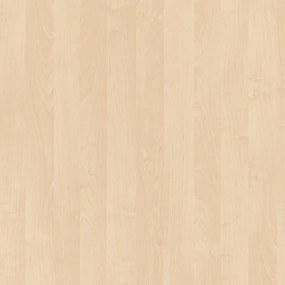 Kancelářský mobilní kontejner PRIMO WOOD, PUSH-lock, 3 zásuvky, bříza