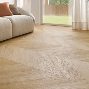 Vinylová plovoucí podlaha Afirmax Chevron 41532 Arvada Oak 1,44 m²