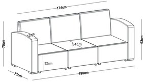 PORTORIKO GREY DeLuxe