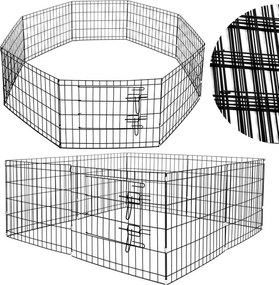 Skladací ohrádka pro psa - výběh pro štěnata 155x61 cm SPRINGOS PA1008
