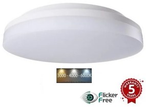 Sinclair Sinclair RDTJ 30CCT - LED Přisazené svítidlo RDTJ LED/30W/230V 33 cm bílá SNC049