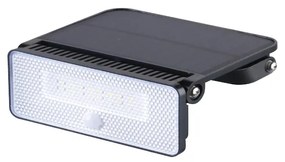ACA Lighting LED solární reflektor se senzorem pohybu STORM 8W/4000K/1000Lm/IP54/Li-on 3,7V/2Ah