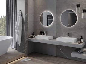 Mexen Erg kulaté podsvícené koupelnové zrcadlo, 60 cm, LED 6000K, antifog - 9823-060-060-611-00