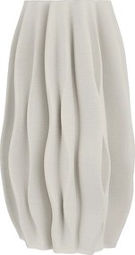 VISION Váza s 3D tiskem 30 cm - bílá