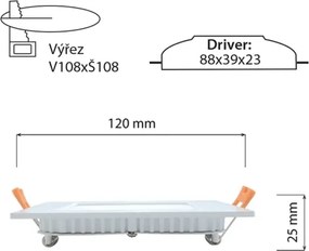 Podhledové LED svítidlo McLED Toro S9 9W 3000K ML-412.064.33.0