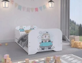 Kvalitní dětská postel s lvíčkem 140 x 70 cm