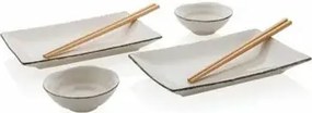Ukiyo Jídelní set na sushi pro dva bílá / 2ks