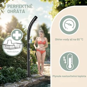 Solární sprcha BOW, 20 l, černá Monzana