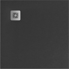 Jika Selina - Sprchová vanička 90x90 cm, Anti-Slip, černá H2132K3R110001