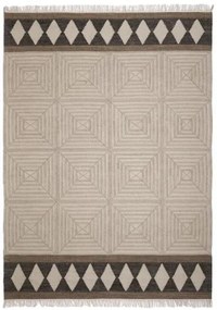 Diamond Carpets India, Ručně vázaný kusový koberec Villa Di Roma DE 2252 Multi Colour, 80x150, hnědá, chodba / předsíň