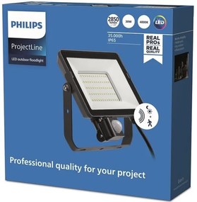 Philips - LED Venkovní reflektor se senzorem PROJECTLINE LED/30W/230V IP65 4000K