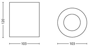 Philips 56330/30/PN - Philips - Bodové svítidlo 1xGU10/20W/230V