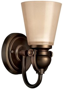 Elstead Hinkley HK-MAYFLOWER1 - Nástěnné svítidlo MAYFLOWER 1xE27/100W/230V bronz ED0354