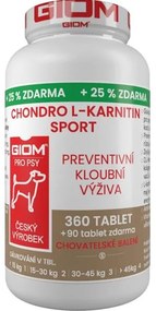 Giom S Chondro L-karnitin SPORT pes 360 tbl + 25 % zdarma
