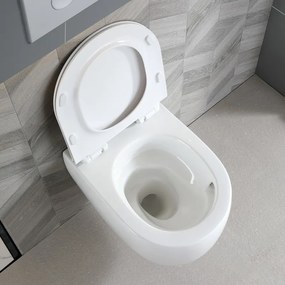 BPS-koupelny Podomítkový modul Geberit DuoFix s WC mísou LE-WH-TR-01 + ovládací tlačítko Delta 50 bílá