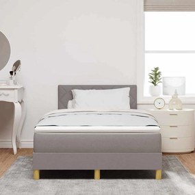 Postel s boxspringem s polštářem Taupe 120 x 190 cm textil 3338983