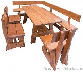 zahradní nábytek dřevěný ve stylovém provedení MO264 pacyg