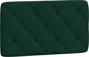Postel s matrací tmavě zelená 80 x 200 cm samet 3208625