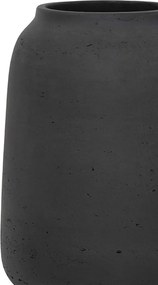 Stolní váza MONTI, sklolaminát, výška 28 cm, antracit