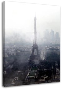 Gario Obraz na plátně Eiffelova věž v mlze - Dmitry Belov Rozměry: 40 x 60 cm