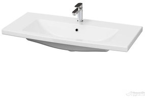 Cersanit Tirso, závěsná umyvadlová skříňka 994x447x572 mm + keramické umyvadlo, bílá matná, S801-542