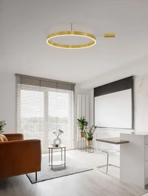 Stropní svítidlo LED se stmíváním Motif 80 zlatá