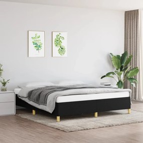 Rám postele s boxspringem černý 160 x 200 cm textil 3120971